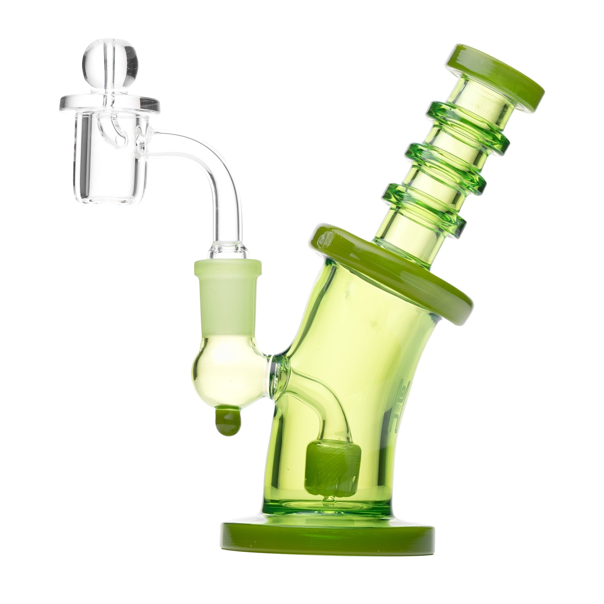 Human Grade | 6.25 Inch Bent Neck Rig – Wild Leaf