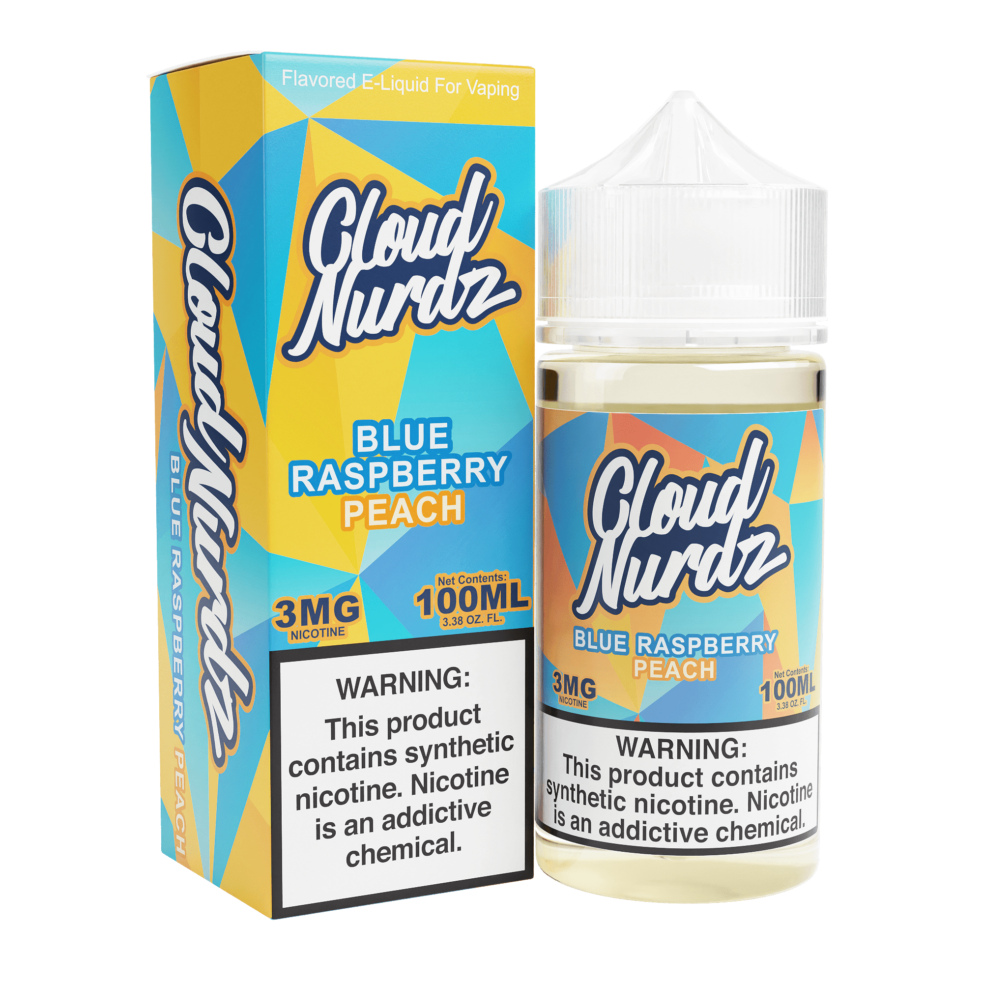 Cloud Nurdz Vape Juice | Blue Raspberry Peach – Wild Leaf