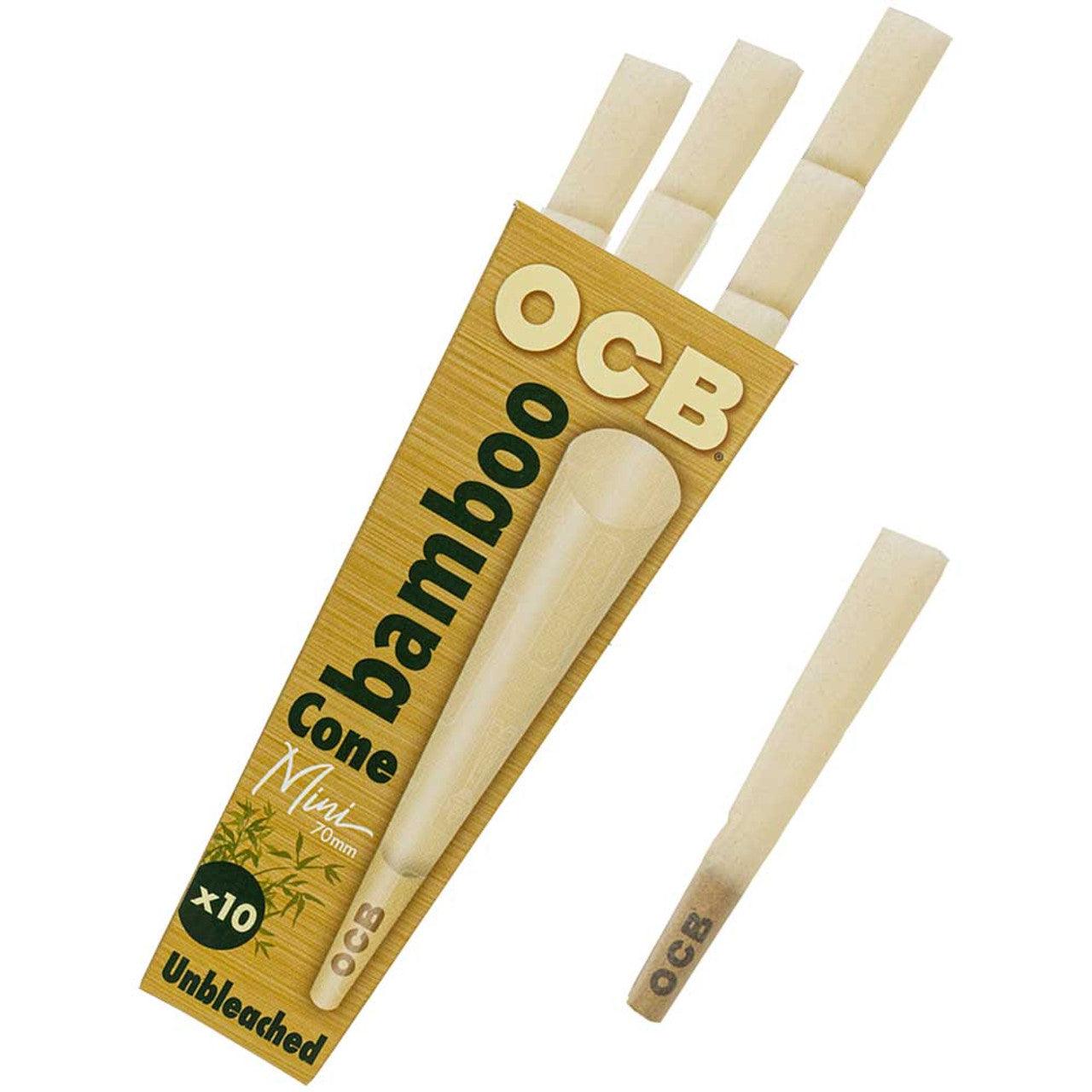 OCB | Bamboo Cones | Mini 70mm – Wild Leaf